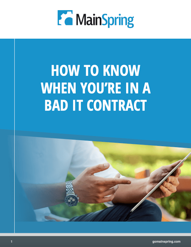 How To Know When You're In A Bad IT Contract